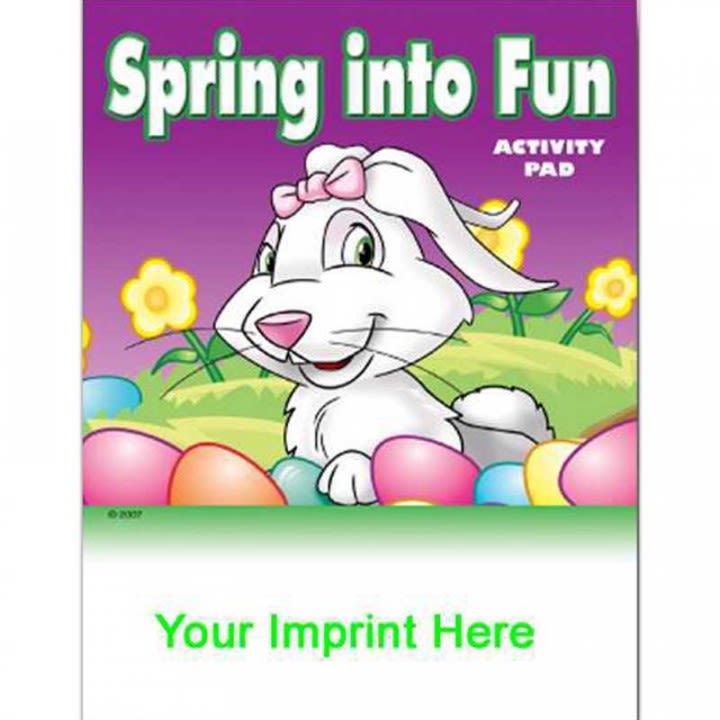 Activity Pad: Spring into Fun | Personalized Activity Book For Kids