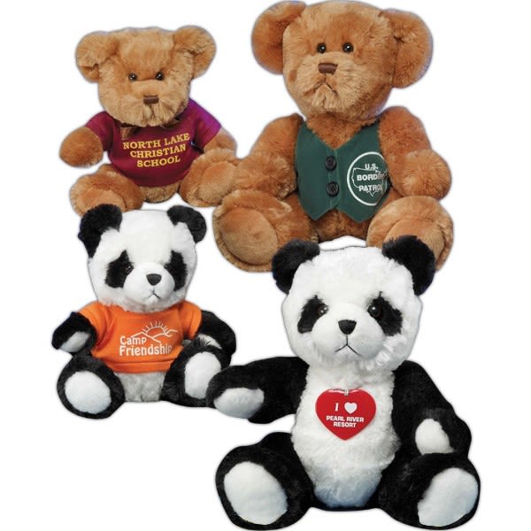 Promotional Leslie Bear 8" Stuffed Animal | Custom Stuffed Animals