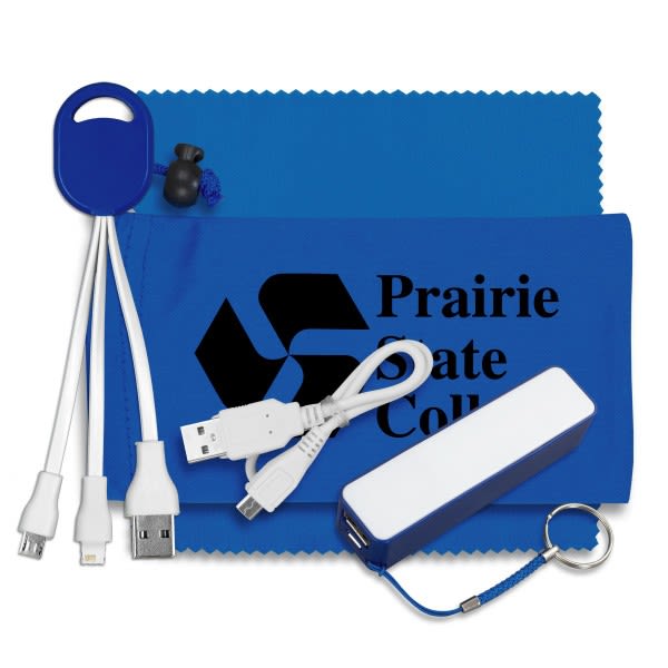 Mobile Power Back Accessory Kit | Promotional Power Bank Gift Sets