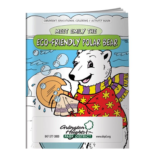 Eco-Friendly Coloring & Activity Book With Logos | Promo Coloring Book