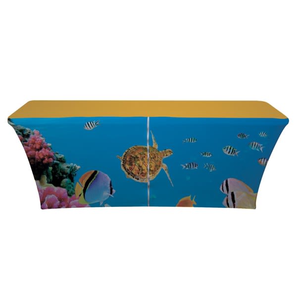 Full Color Imprinted UltraFit Classic Table Throw | Promo Tablecloth