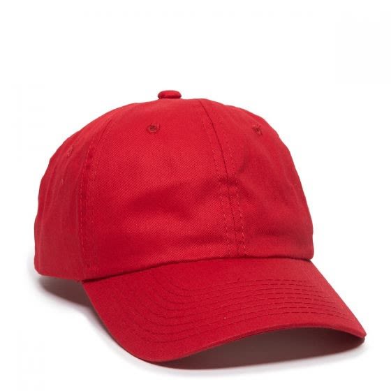 Custom Unstructured Brushed Twill Solid Back Cap | Promo Hats