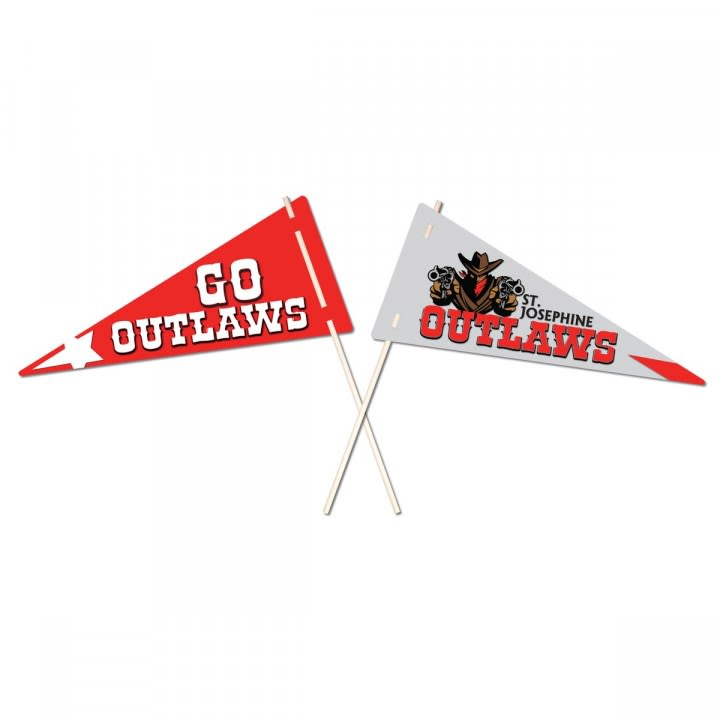Flexible Plastic Pennant | 7" x 16" Custom Imprinted Plastic Pennants