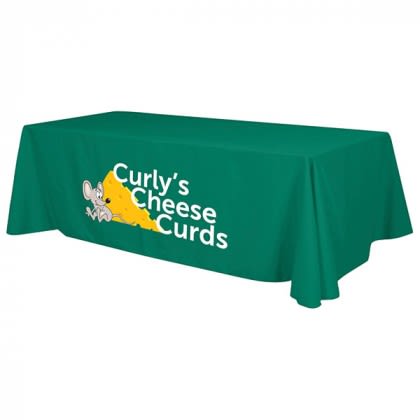 Full Color Three Side Table Throw | Custom Table Throw Wholesale