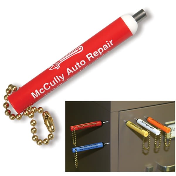 Custom Magnet Tag with Ball Chain | Promotional Key Chains Wholesale