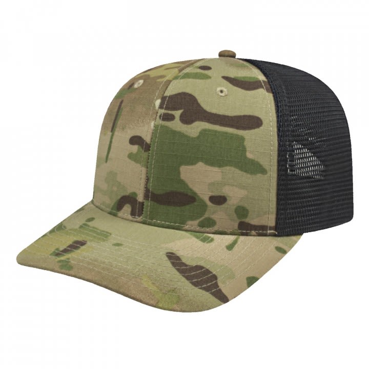 Custom Flexfit 110 MultiCam Trucker Mesh Back Cap | Logo Hunting Caps