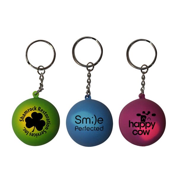 Promo Mood Smiley Face Stress Key Chain | Custom Key Chains Wholesale
