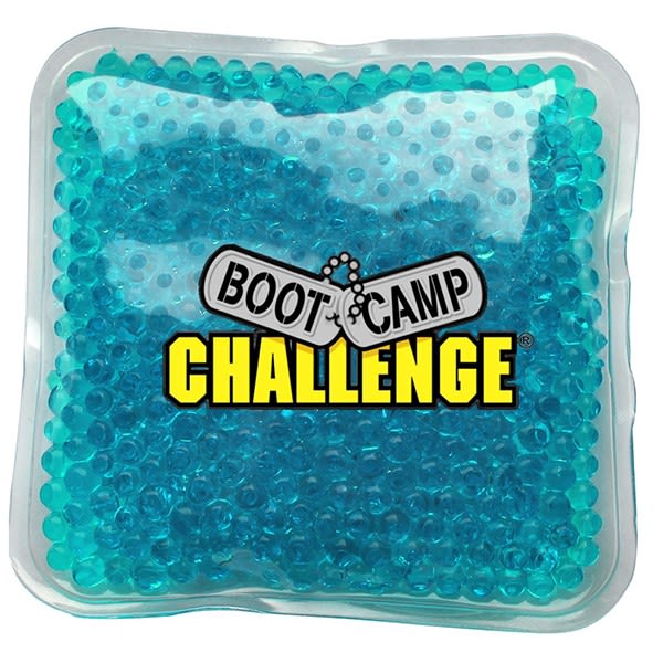 Small Square Gel Pack with Logo | Promotional Four in. Square Gel Pack