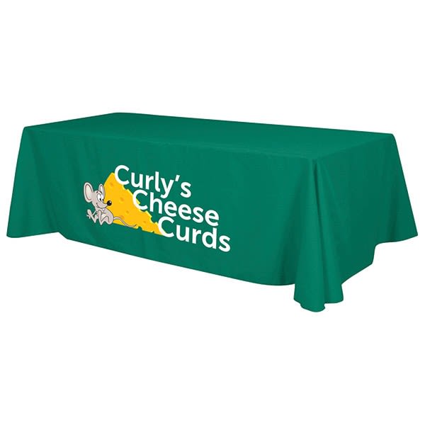 Full Color Three Side Table Throw | Custom Table Throw Wholesale