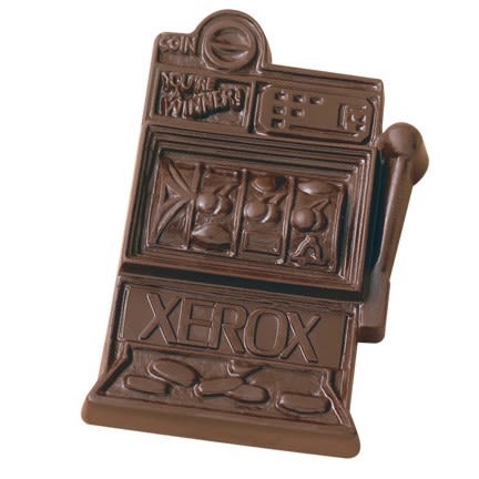 2.5 oz. Custom Chocolate Slot Machine | Custom Logo Chocolate in Bulk