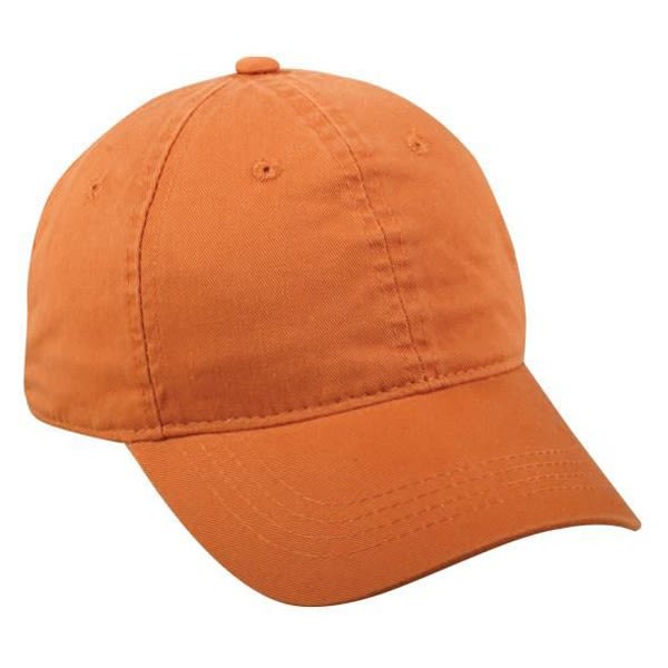 6 Panel Unstructured Cap with Embroidery