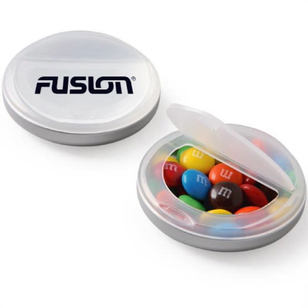 Promotional M&M's Snap Top Candy Tin | Custom M&Ms Tin Wholesale