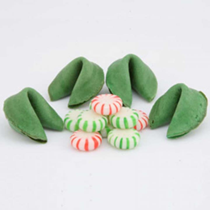 Mint Flavored Custom Fortune Cookie | Promotional Fortune Cookie Mint Flavored Custom Fortune Cookie | Promotional Fortune Cookie