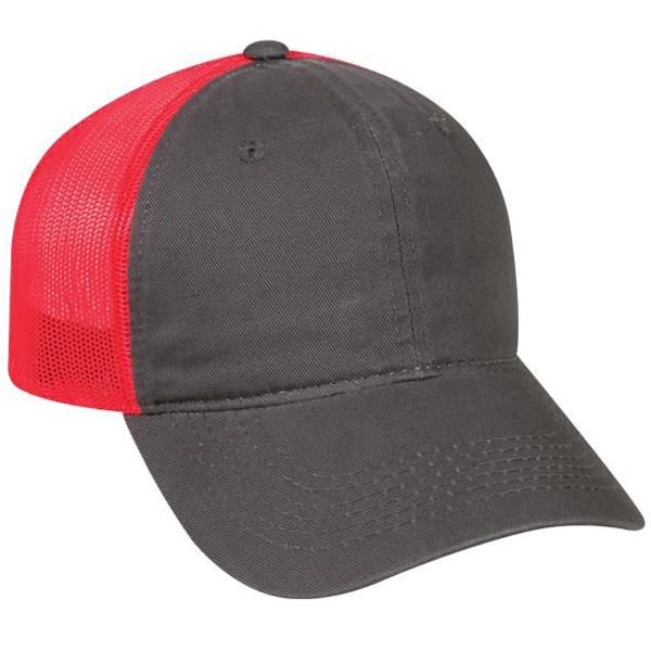 Heavy Garment Washed Mesh Back Cap | Promo Mesh Caps