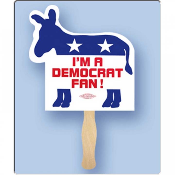 Promotional Donkey Fan Custom Imprinted With Logo | Promo Fans