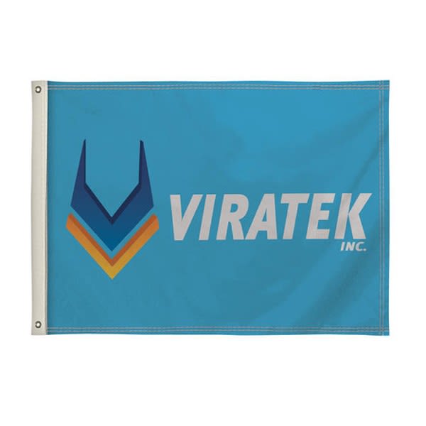 Polyester Custom Flag in Full Color | Business Advertising