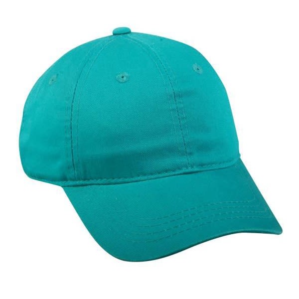 6 Panel Unstructured Cap with Embroidery