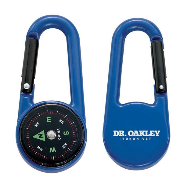 Promotional Color Carabiner Compass | Customized Carabiners