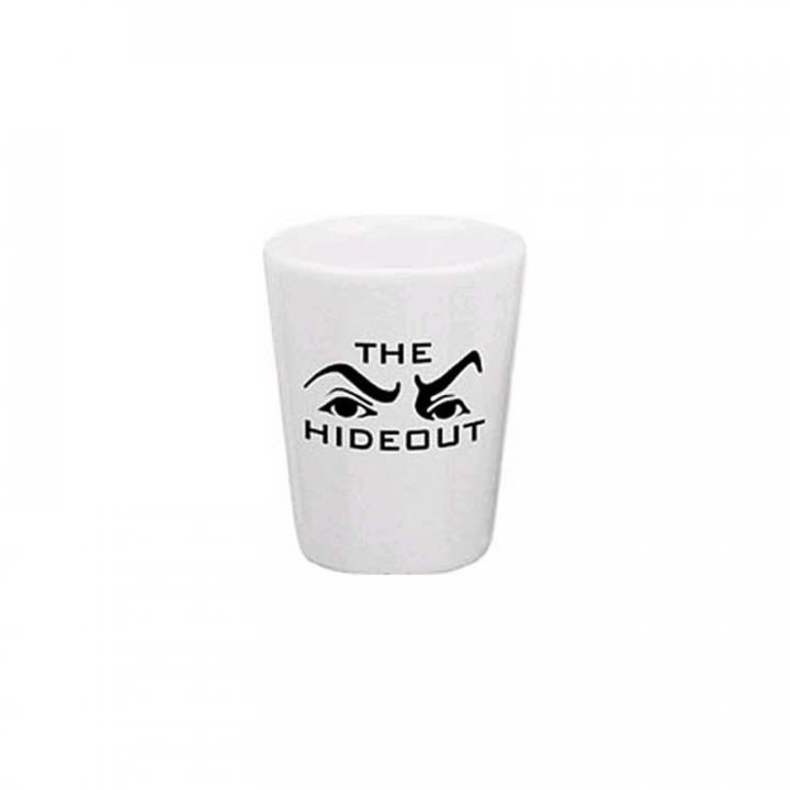 White Shot Glass-Ceramic-1.5 oz.-Promotional | Promo Shot Glass