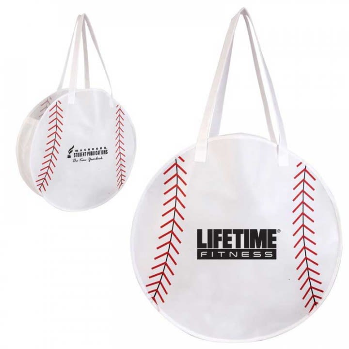 Personalized Baseball Tote Bag | Custom Imprinted Sports Tote Bags