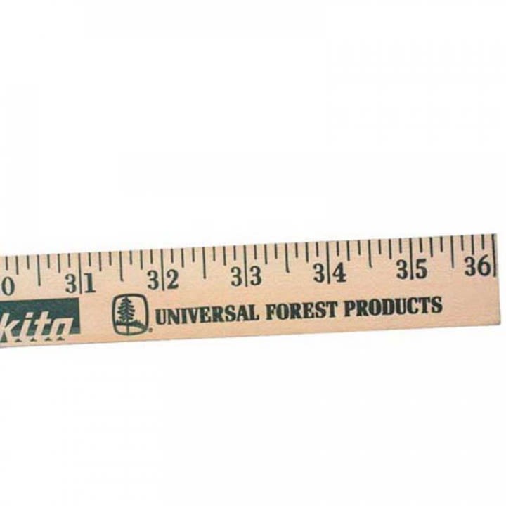 Promotional Clear Lacquer Yardstick | Custom Measuring Stick