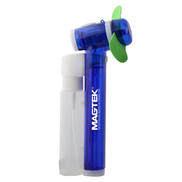 Slim n Slender Misting Fan with Logo | Promotional Summer Products