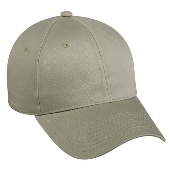 Structured Cotton Twill Cap with Embroidered Logo