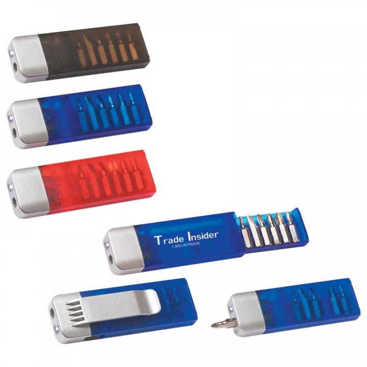 Compact Tool Kit And Flashlight With Imprint | Promotional Tool Kits