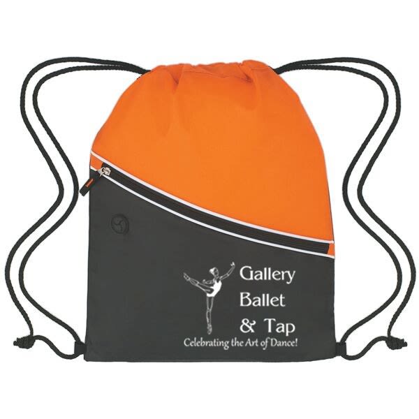Hit Drawstring Sports Backpack with Custom Imprint | Promo Backpacks