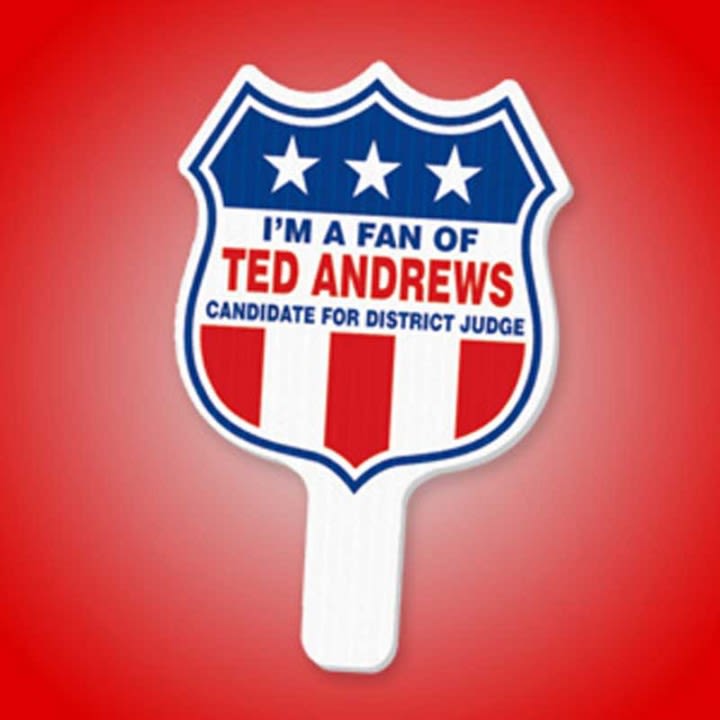 Custom Imprinted Shield Hand Fan | Promotional Fan Giveaways