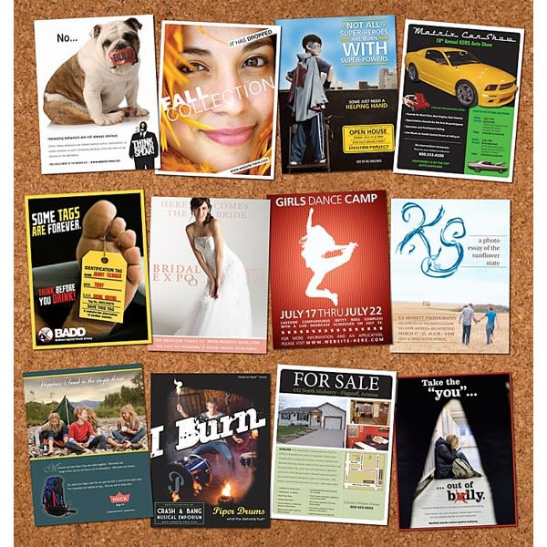 Small Full Color Poster | Logo Imprinted Presentation Folders
