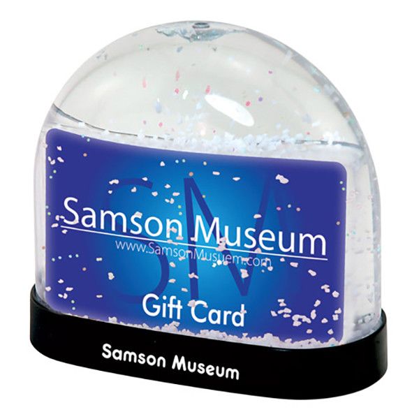 Imprinted Gift Card Snow Globe | Promotional Gift Card Holders