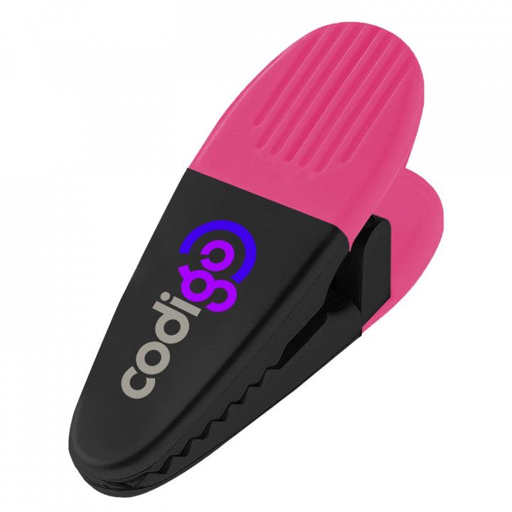 Custom Logo Neon Power Clip | Custom Bag Clips