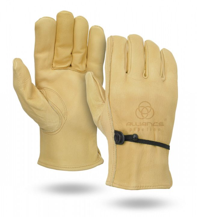 Adjustable Premium Leather Gloves Imprinted | Premium Leather Gloves