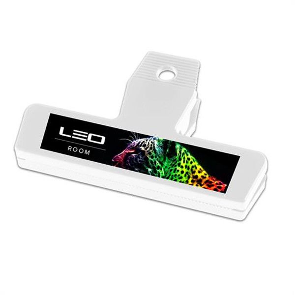 4" Customized Full Color Imprinted Bag Clips | Custom Bag Clips