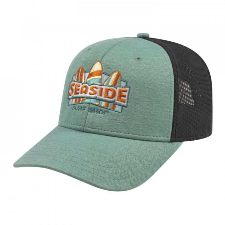 Embroidered Polo Spandex w/Knitted Mesh Cap | Customized Hats