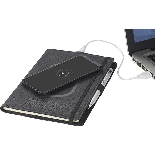 Wireless Charging Journal | Personalized Wireless Charging Notebooks