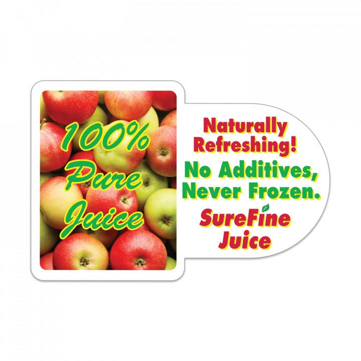 Static Cling Custom Decal - 5in x 5in Imprinted | Custom Decals