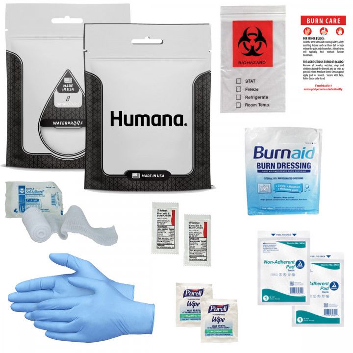 Logo Imprinted Burn Kit | Custom First Aid Kits