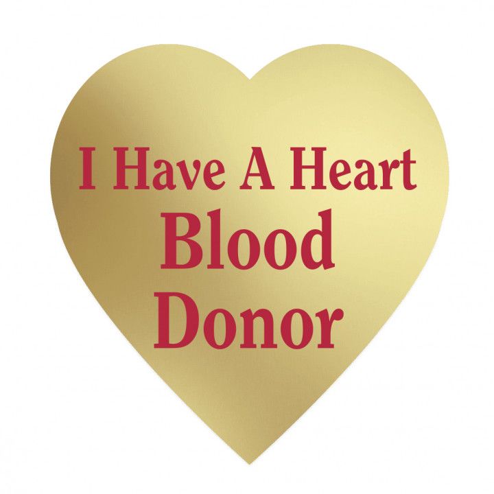 Custom Logo Special Shape Labels - Large Heart | Promo Roll Labels