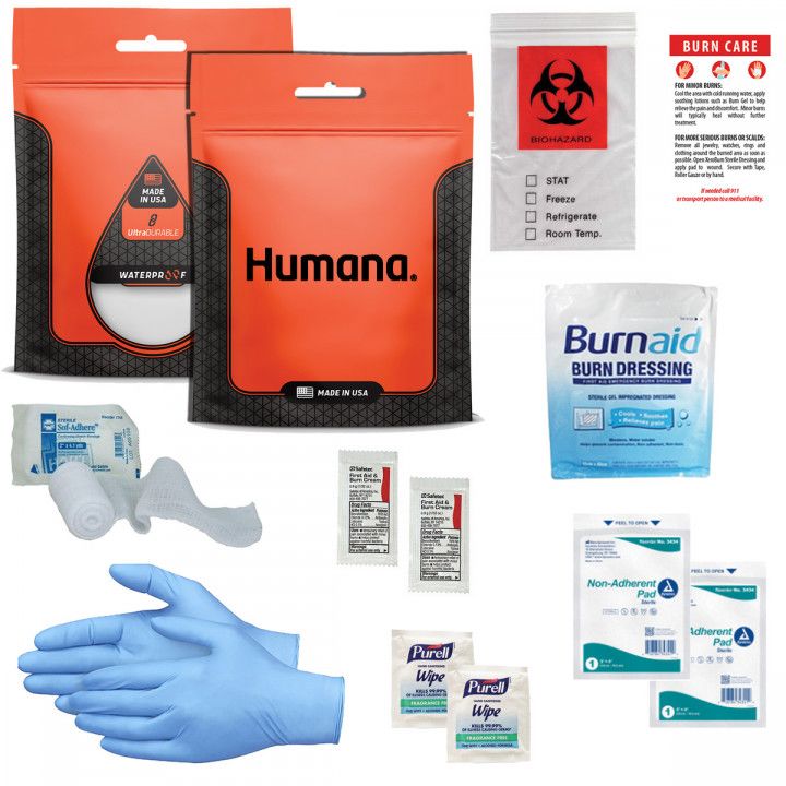 Logo Imprinted Burn Kit | Custom First Aid Kits