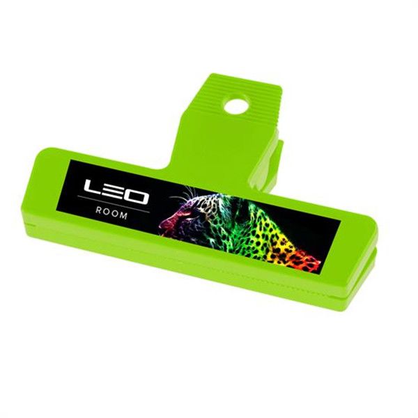 4" Customized Full Color Imprinted Bag Clips | Custom Bag Clips