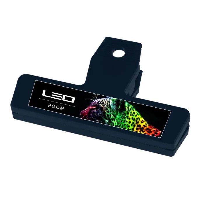 4" Customized Full Color Imprinted Bag Clips | Custom Bag Clips