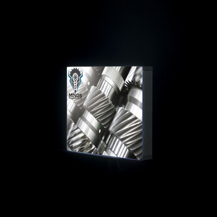 Printed 16 x 20 Standard SEG Glo Wall Mount Kit | Tradeshow Sign