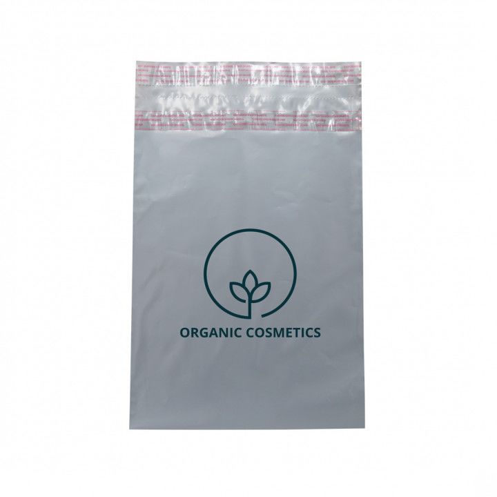 Printed 100% Recycled 9 x 12 Gray Poly Mailer | Logo Mailers