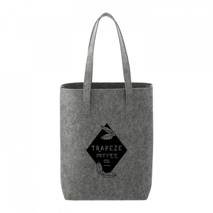 Promotional Recycled Felt Shopper Tote | Custom Logo Bags