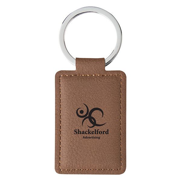 Imprinted Leatherette Executive Key Tag | Imprinted Key Chains