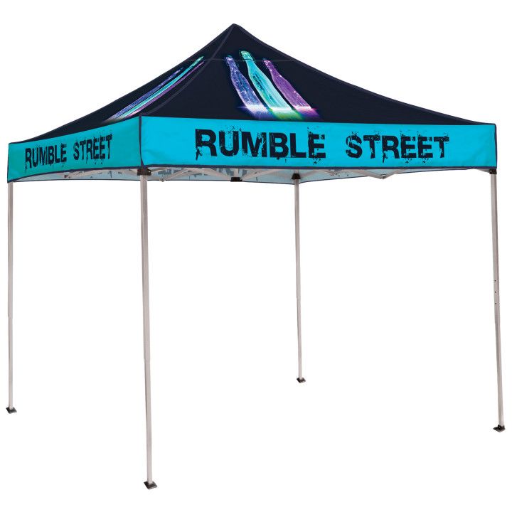 Full Color Design 10' Square Canopy Tent | Custom Event Tents