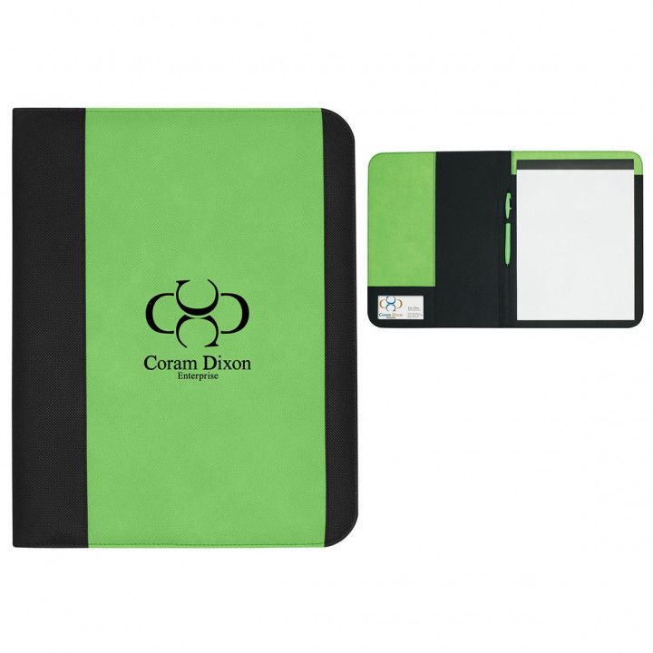 Non-Woven Large Padfolio - Custom | Promotional Padfolios Wholesale