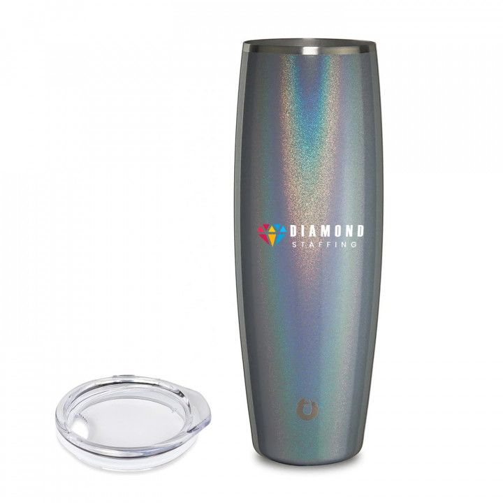 Custom Snowfox 24 oz Beer Glass with Lid | Custom Beer Mugs